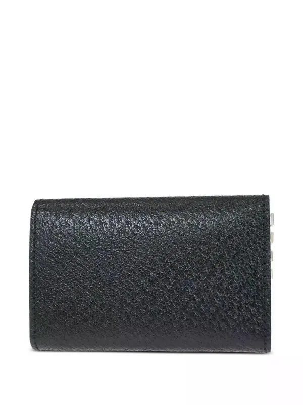 FERRAGAMO 1990-2000s Textured Leather Key Case