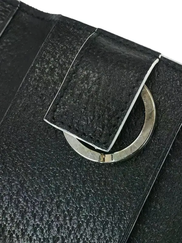 FERRAGAMO 1990-2000s Textured Leather Key Case
