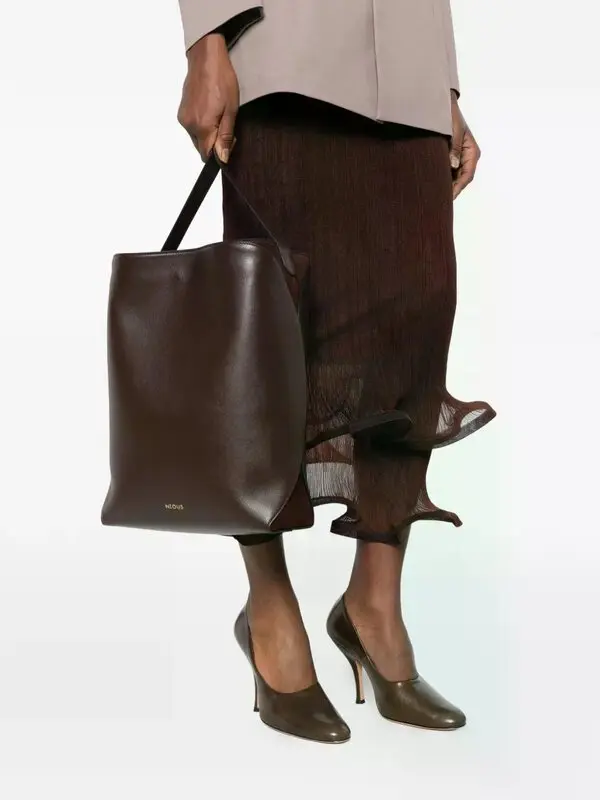 NEOUS Paneled Shoulder Bag - Brown