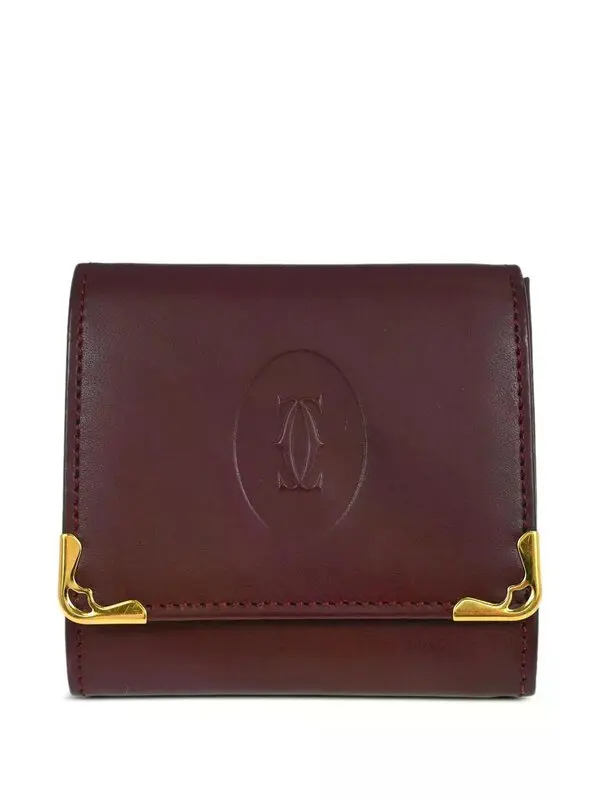 Cartier 1990-2000s Leather Wallet - Red