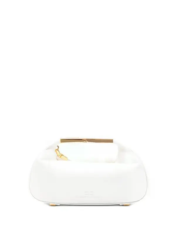 Elisabetta Franchi Logo-plaque Clutch - White