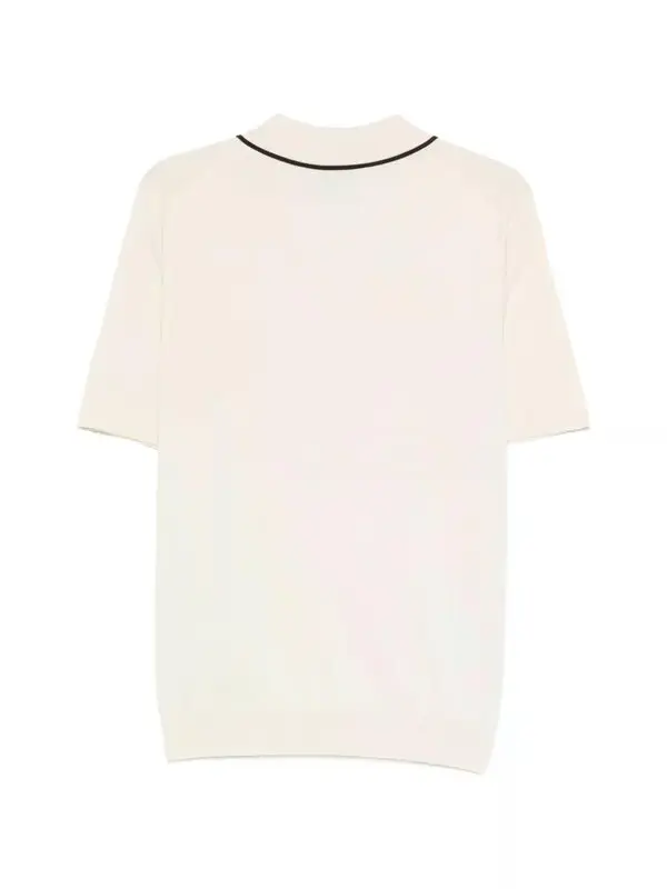 Paul Smith Piped Polo Shirt - Neutrals