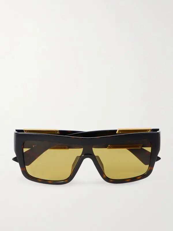 Bottega Veneta Ribbon D-frame Sunglasses - Tortoiseshell