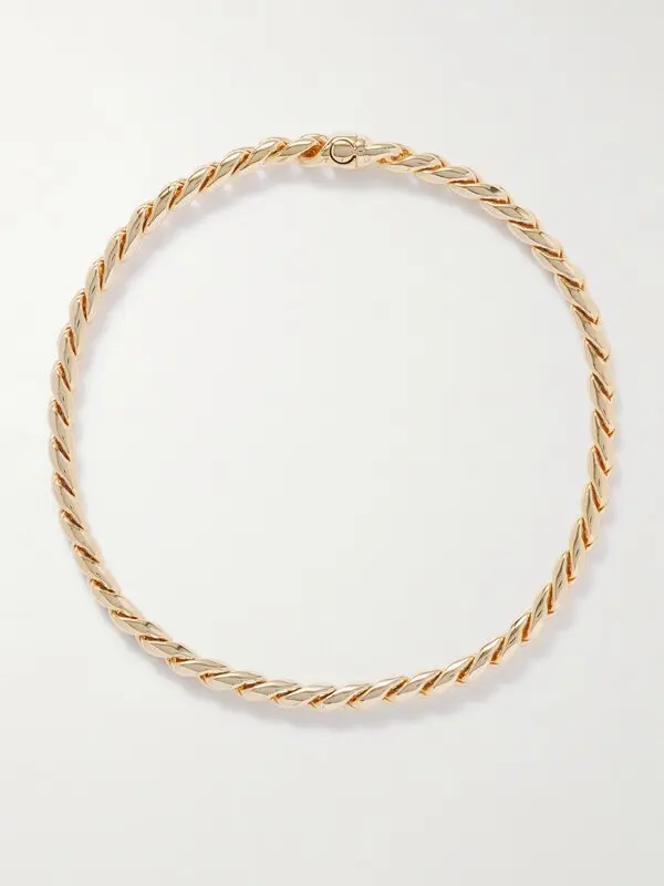 JENNIFER FISHER Chelsea Plated Necklace - Gold