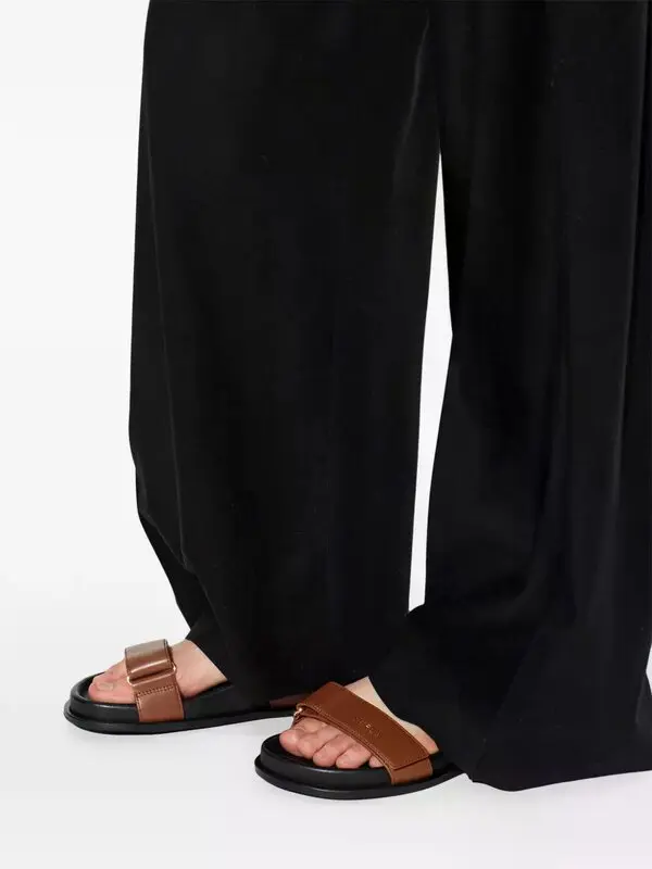 Furla Solea Buckled-strap Flat Sandals - Brown