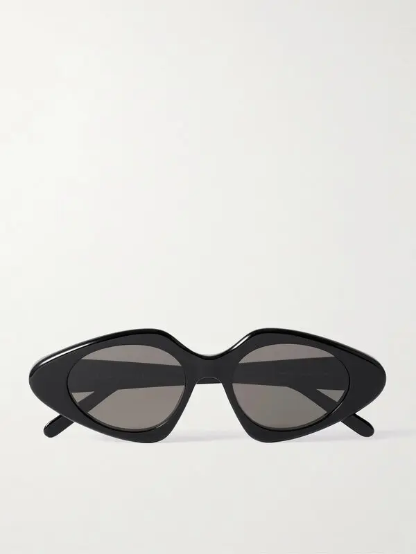 Loewe Slim Cat-eye Acetate Sunglasses - Black
