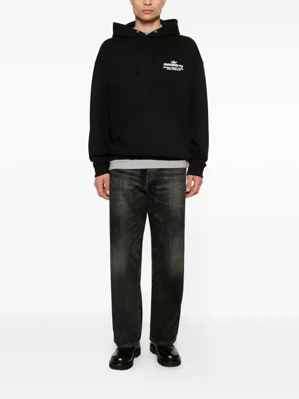 AWAKE NY Logo Hoodie - Black