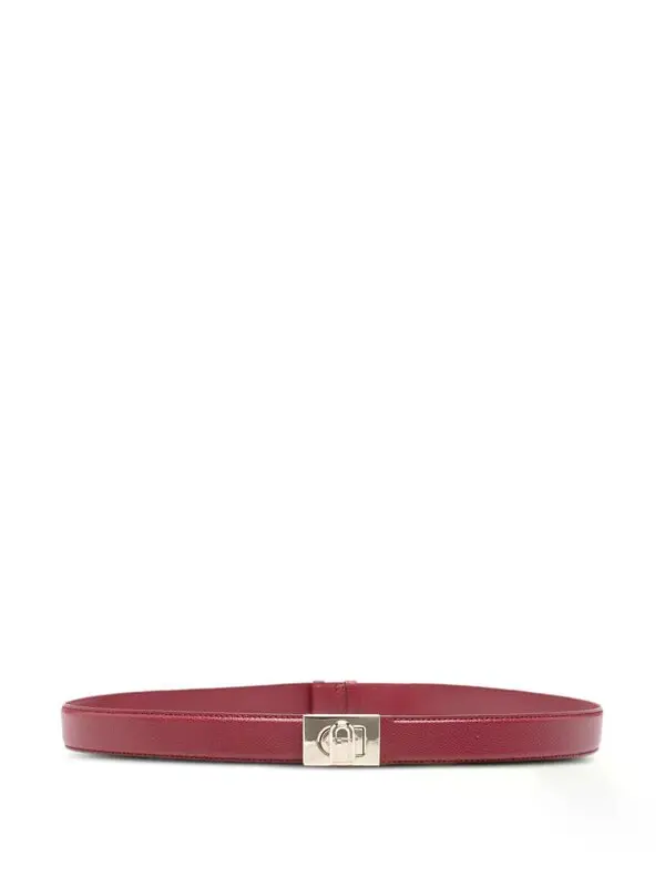 Furla Turn-lock Belt - Red