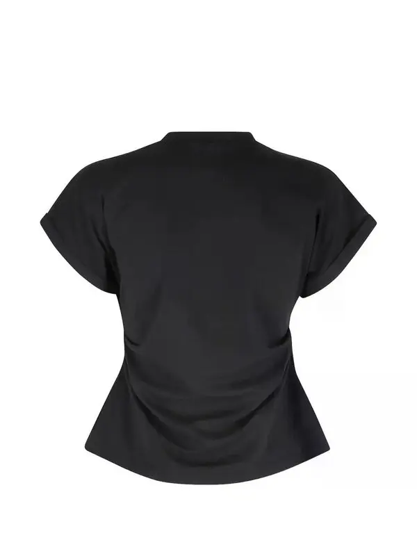 LA PISCINE Slit-detail Short-sleeve T-shirt