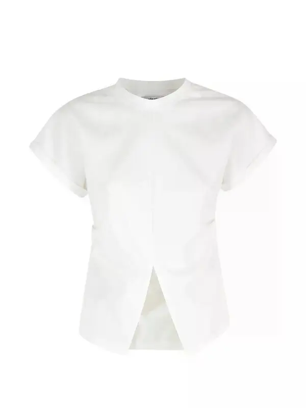 LA PISCINE Slit-detail T-shirt