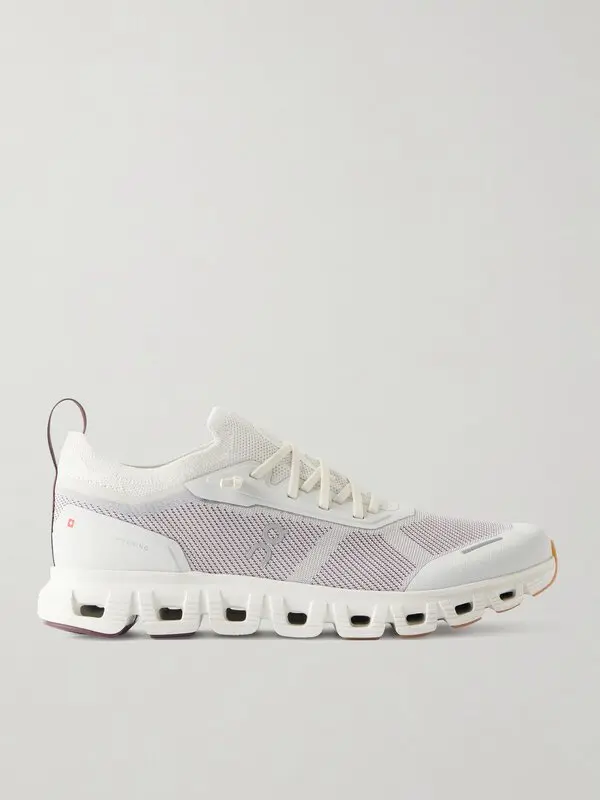 On Cloud 6 Versa Mesh And Rubber Running Sneakers - White