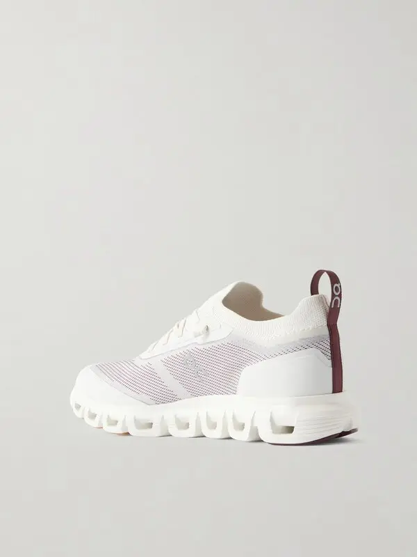 On Cloud 6 Versa Mesh And Rubber Running Sneakers - White