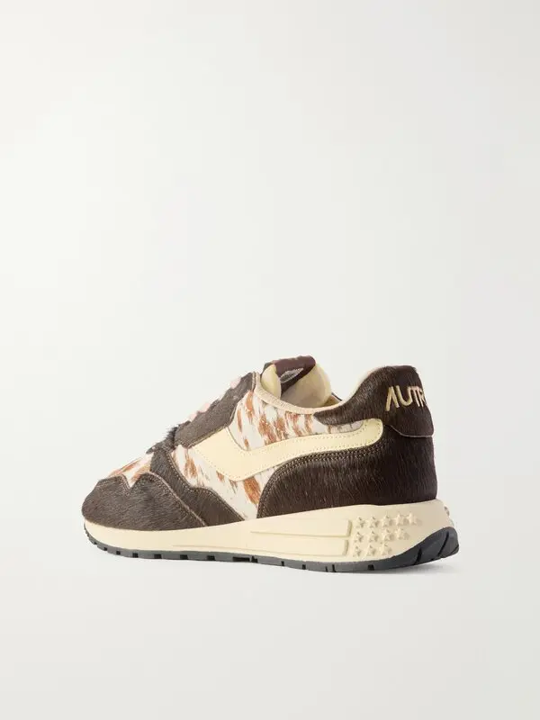 AUTRY Reelwind Low Printed Sneakers - Brown