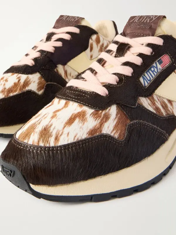 AUTRY Reelwind Low Printed Sneakers - Brown