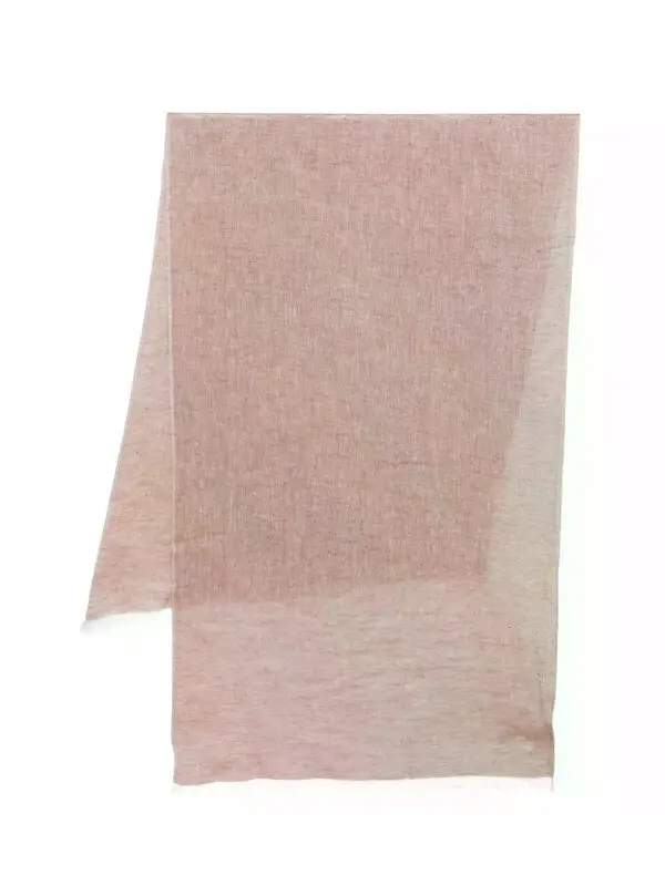 Eleventy Fringed Scarf - Pink