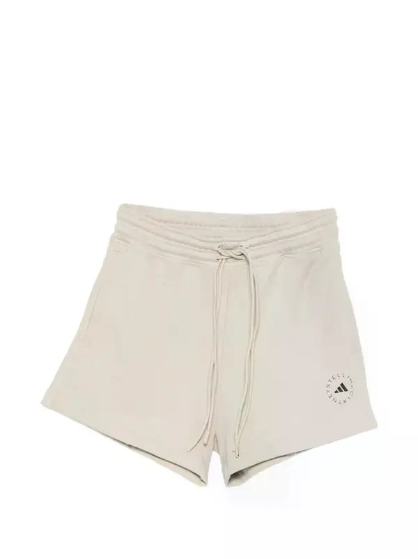 Adidas By Stella McCartney Drawstring-fastening Shorts - Neutrals