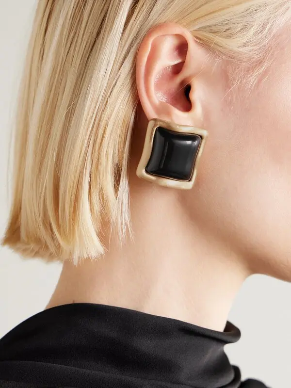 Cult Gaia Suni Earrings - Black