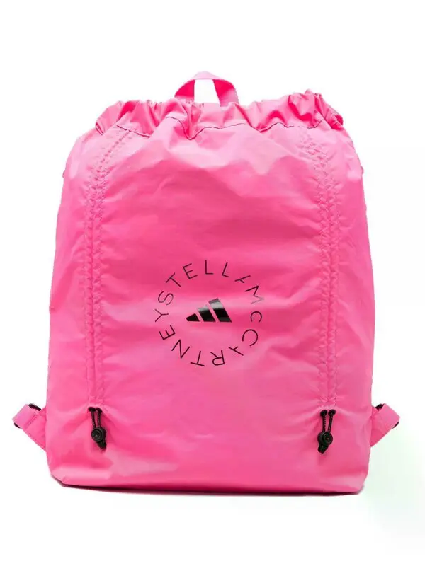 Adidas By Stella McCartney Logo-print Backpack - Pink