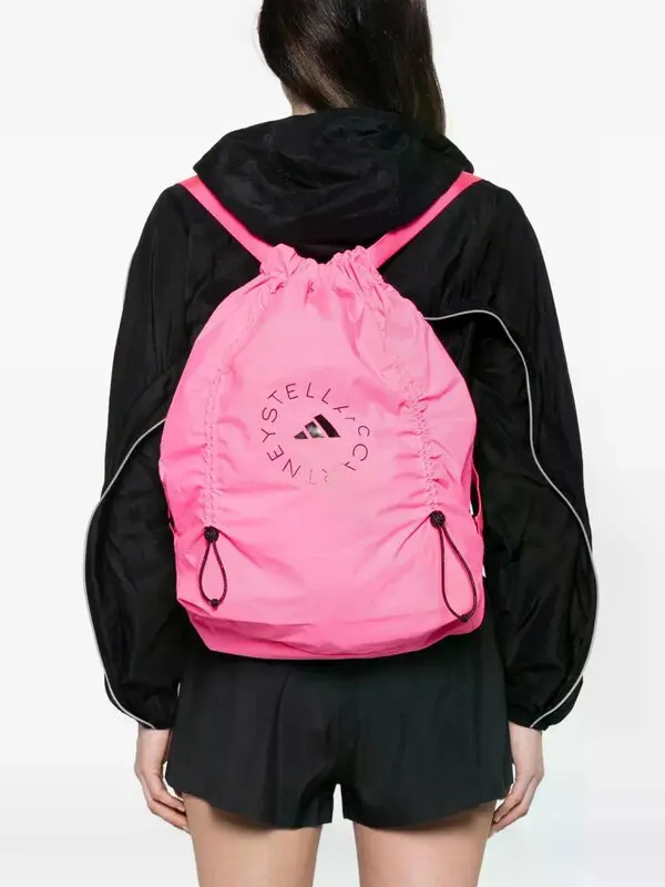 Adidas By Stella McCartney Logo-print Backpack - Pink