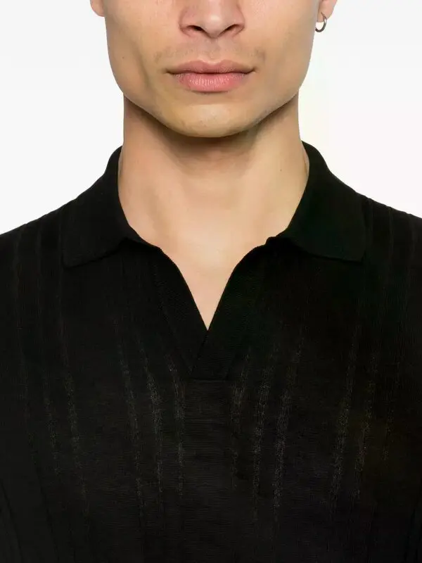 Tagliatore Darnel Vertical-stripe T-shirt
