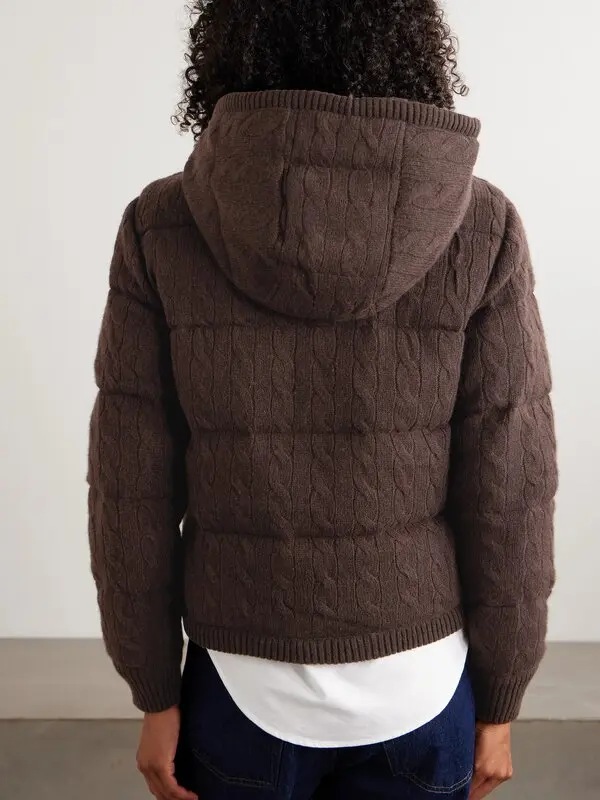 Polo Ralph Lauren Hooded Quilted Coat - Brown