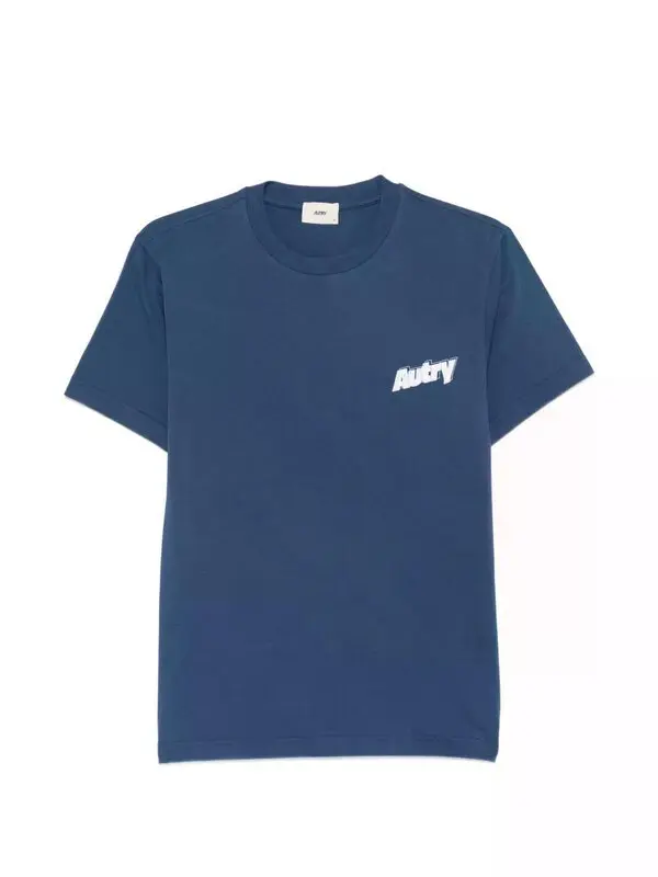 AUTRY Logo-print T-shirt - Blue