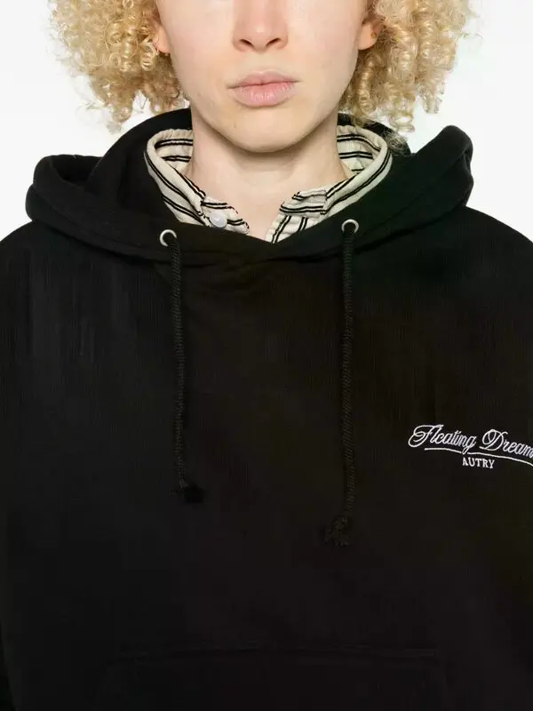 AUTRY Floating Dreams Drawstring Hoodie - Black