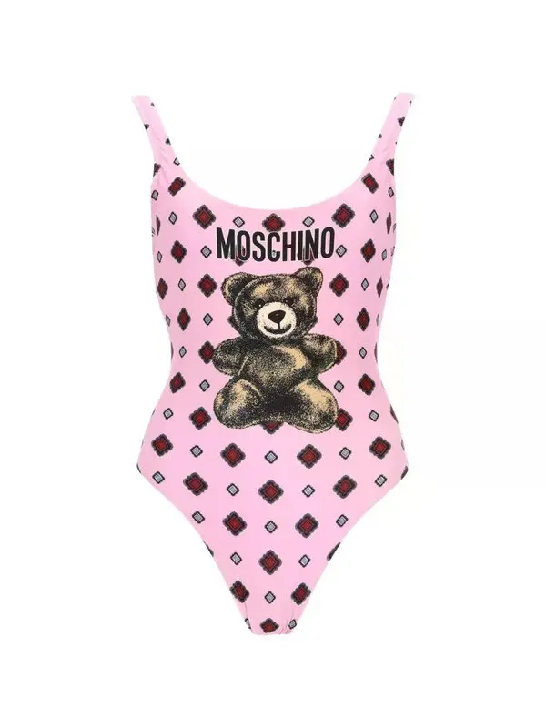 Moschino Printed One-piece - Pink