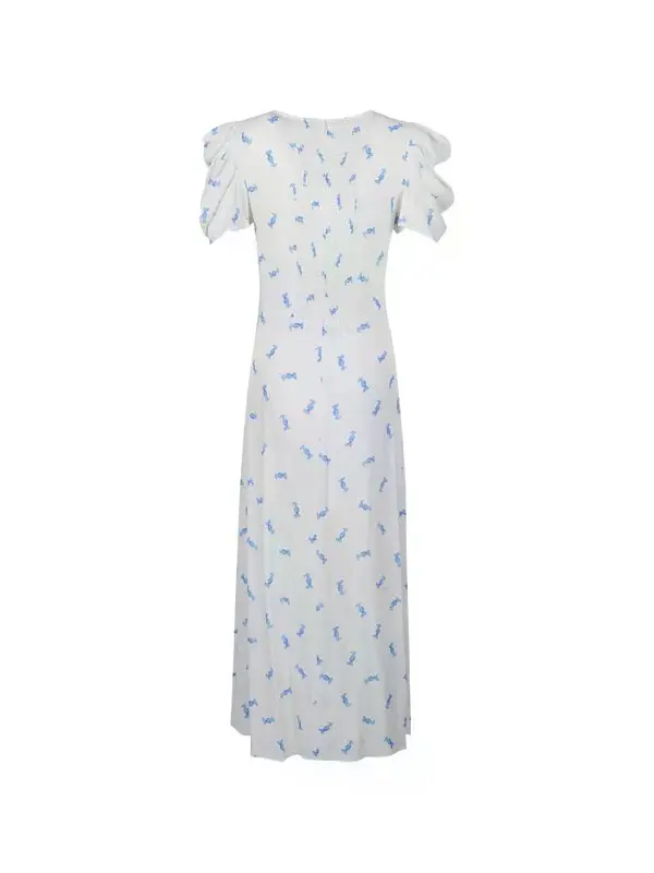 MAR DE MARGARITAS Printed Maxi Dress - White