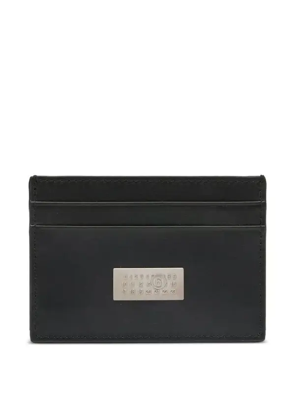 MAISON MARGIELA Logo Plaque Cardholder - Black