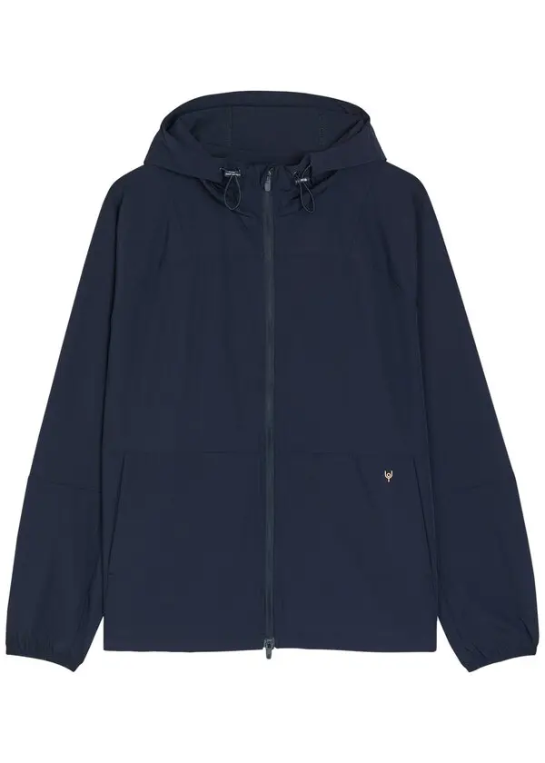 NOW YOU LIVE Overton Hooded Stretch-nylon Jacket