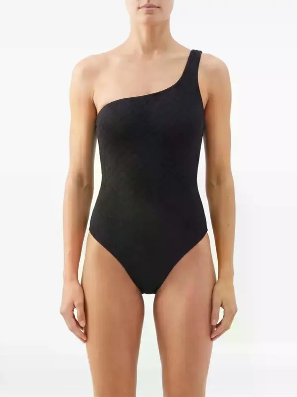 Missoni One-shoulder Swimsuit - Black