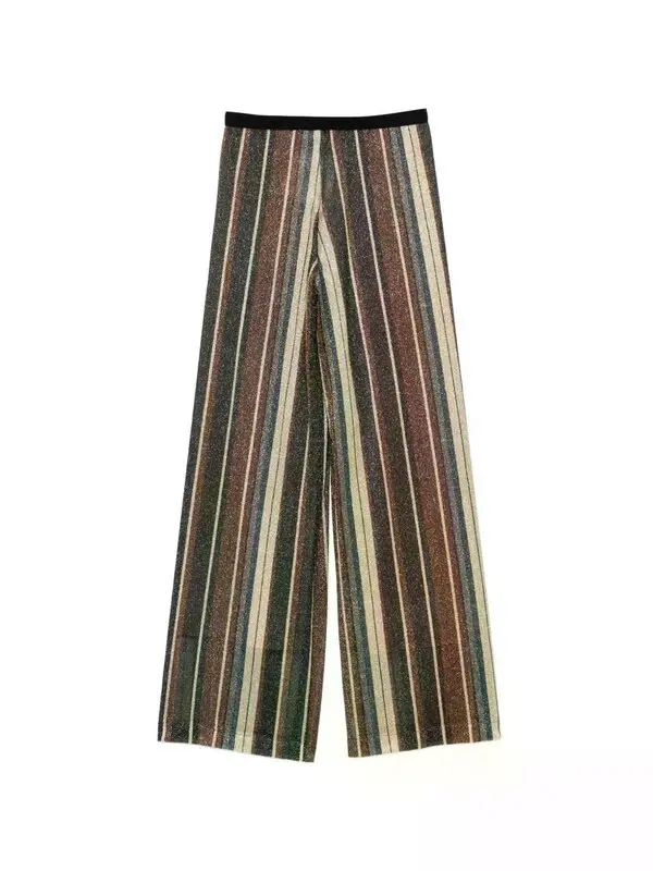 SIYU Zoe Striped Trousers - Neutrals