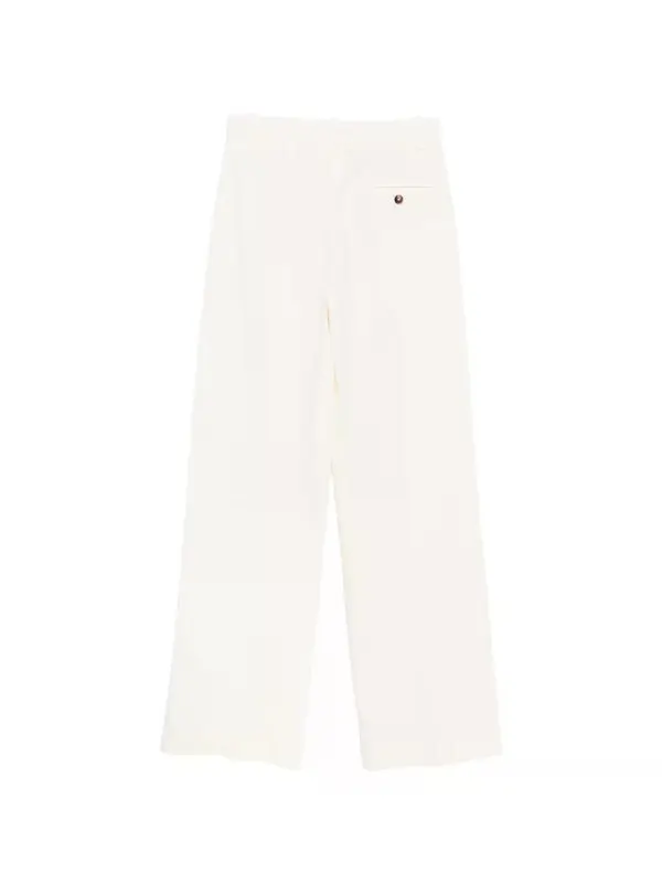 CIRCOLO 1901 Side-pocket Straight Trousers - Neutrals