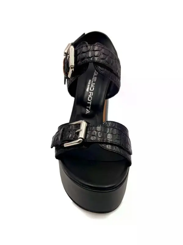 GUGLIELMO ROTTA Buckle-detail Platform Sandals