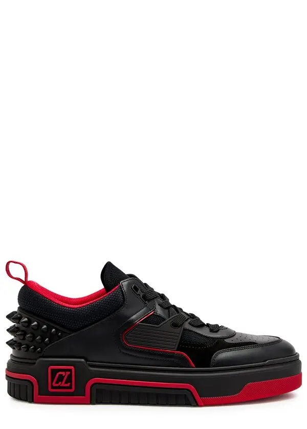 CHRISTIAN LOUBOUTIN Astroloubi Panelled Mesh Sneakers - Black