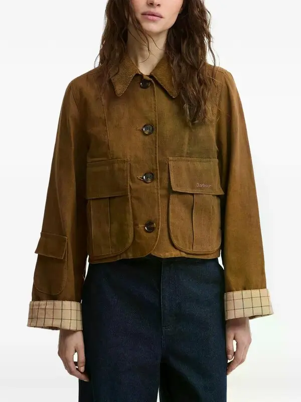 Barbour Dalbury Corduroy-collar Jacket - Brown