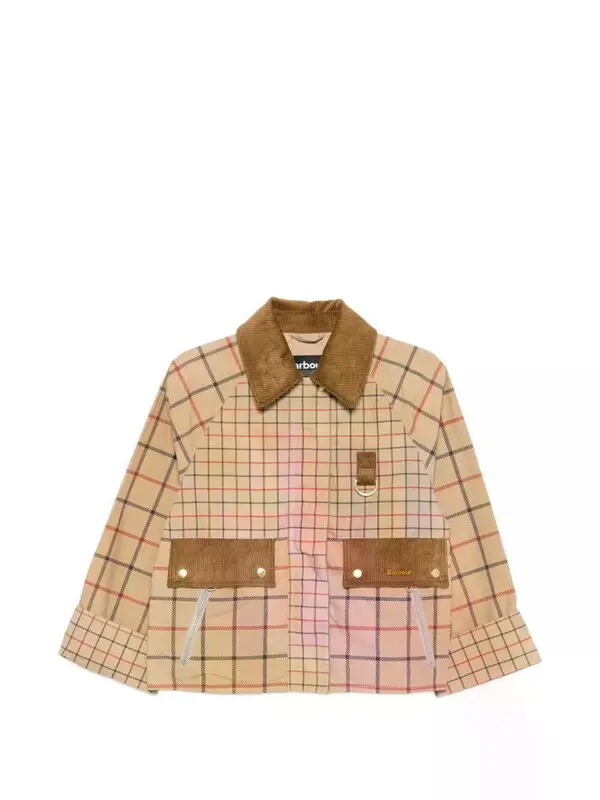 Barbour Mackworth Corduroy-collar Jacket - Neutrals