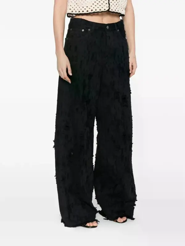 HAIKURE Bethany Destroyed Jeans - Black