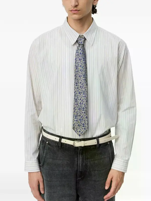 MFPEN Floral Pointed Tip Tie