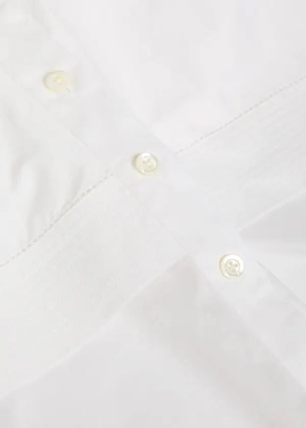 FRAME Cape-effect Cotton Blouse