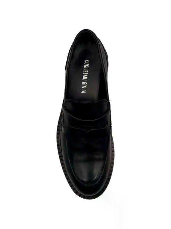 GUGLIELMO ROTTA Penny Loafers - Black