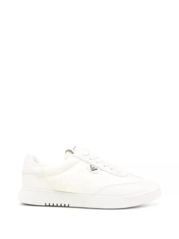 Emporio Armani Logo-plaque Sneakers - White