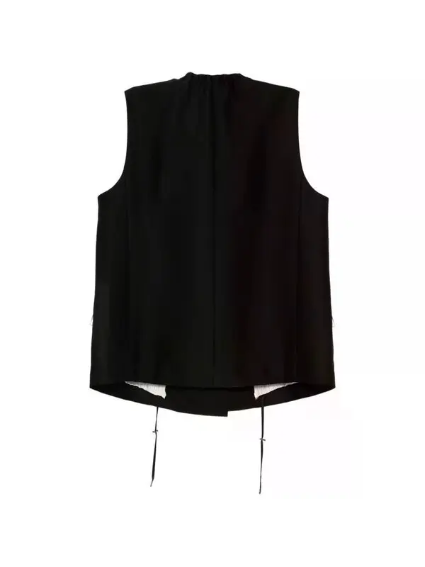 JNBY Deconstructed Waistcoat - Black