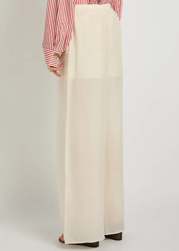 AKYN Teagan Wide-leg Lyocell Trousers