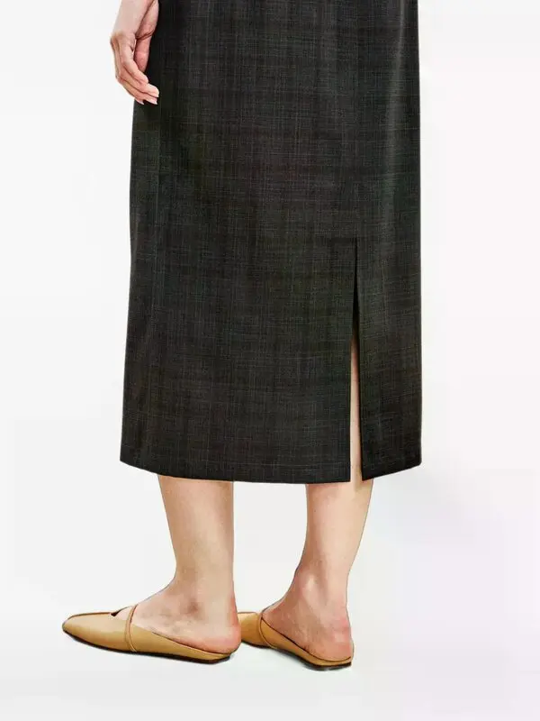 LESS H-line Checked Skirt