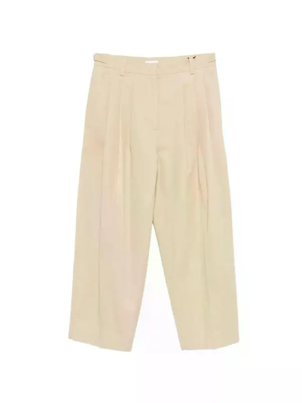 Marella Pleated Cropped Trousers