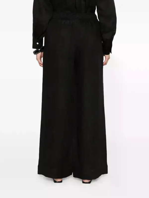 Marella Uomo Drawstring Pants - Black