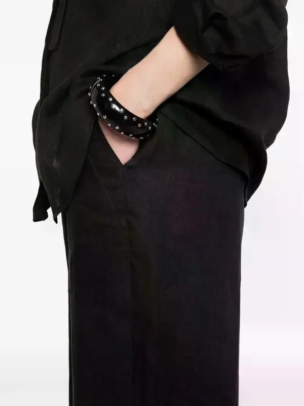 Marella Uomo Drawstring Pants - Black