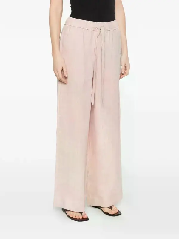 Marella Drawstring-fastening Palazzo Pants - Pink